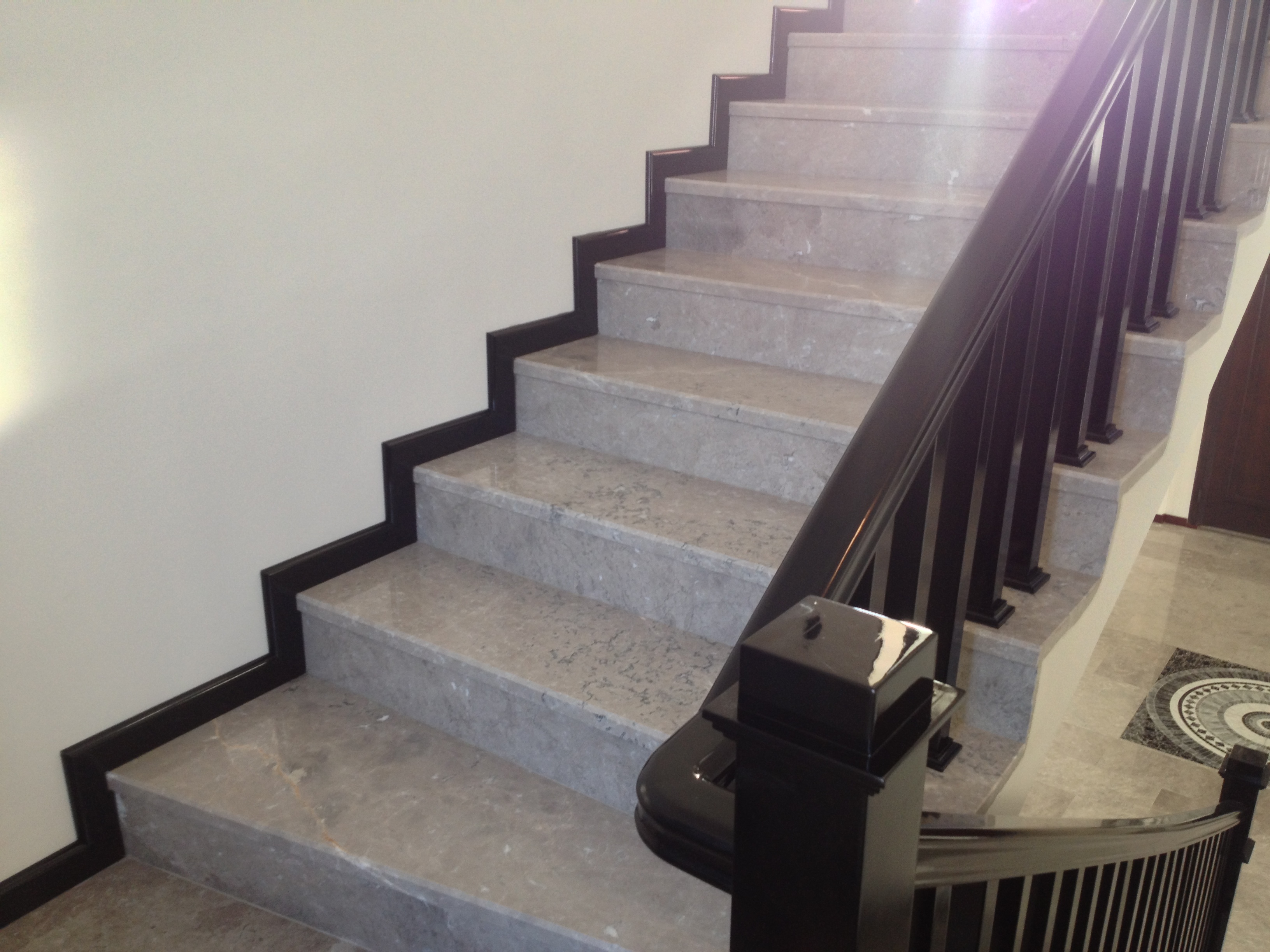 Pool Coping Stair Treads are 1.25″ or 2″ thick and bullnosed